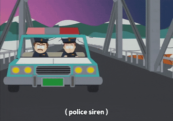 South Park Police Car Lights GIF | GIFDB.com