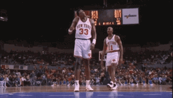 Space Jam Basketball Hit Patrick Ewing GIF | GIFDB.com