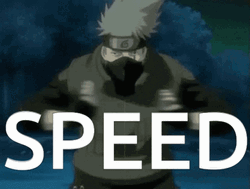 Speed Anime Naruto Kakashi Hatake GIF | GIFDB.com