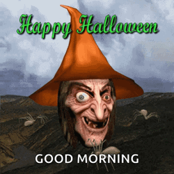 Cute Mummy Cartoon Good Morning Halloween GIF | GIFDB.com