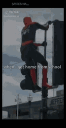 Spiderman Dancing Twerk On Streetlights GIF | GIFDB.com
