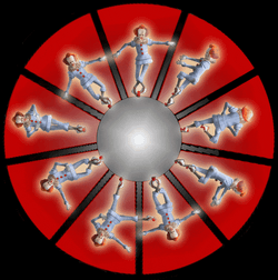 Spinning Pennywise Dancing Roulette GIF | GIFDB.com