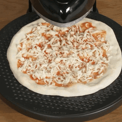 Spinning Pizza On Cheese Machine GIF | GIFDB.com