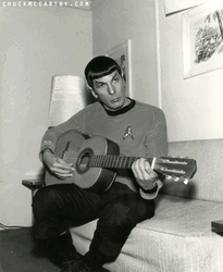 Spock Playing The Guitar GIF | GIFDB.com