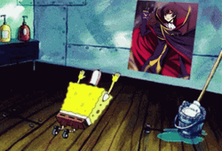 Spongebob Bowing To Lelouch Lamperouge GIF | GIFDB.com