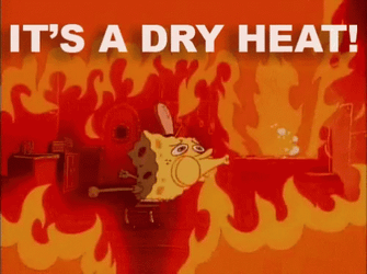 Spongebob Its A Dry Heat GIF | GIFDB.com