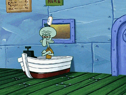 Spongebob Just Hanging Around GIF | GIFDB.com