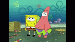 Spongebob Patrick Star Chocolate Fell In Pocket GIF | GIFDB.com