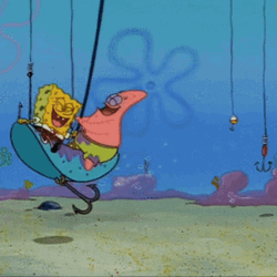 Spongebob Square Swing Hook GIF | GIFDB.com