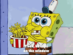 Spongebob Squarepants Eating Popcorn Meme GIF | GIFDB.com