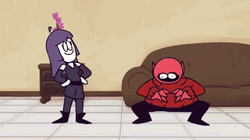 Bob Velseb Spooky Month Dance GIF | GIFDB.com