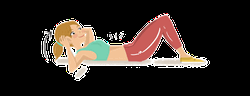 Sports Woman Doing Crunches Exercise GIF | GIFDB.com