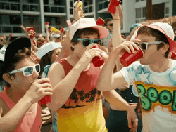 Spring Break Kids Getting Drunk GIF | GIFDB.com