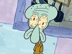 Squidward Hours Later With No Sleep GIF | GIFDB.com
