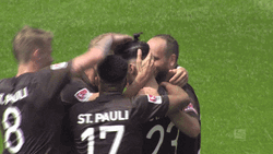 St Pauli Group Hug Huddle GIF | GIFDB.com