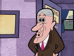 Standing Old Man Face Melt GIF | GIFDB.com