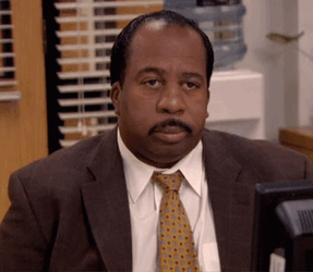 Stanley Hudson Is Not Happy GIF | GIFDB.com