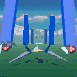 Star Fox Arwing Flying GIF | GIFDB.com