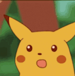 Startled Pikachu Gaping Mouth Pokemon Meme GIF | GIFDB.com