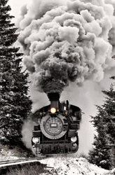 Steam Engine Train Blowing Smoke GIF | GIFDB.com
