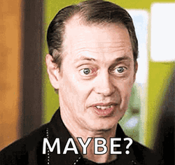 Steve Buscemi Maybe GIF | GIFDB.com