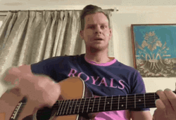 Steve Smith Singing Playing Guitar GIF | GIFDB.com