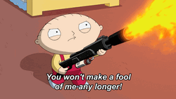 Stewie Using Flamethrower GIF | GIFDB.com