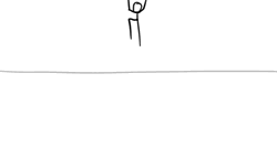 Stick Figure Landing GIF | GIFDB.com