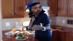 Man In Blue Stirring The Pot GIF | GIFDB.com