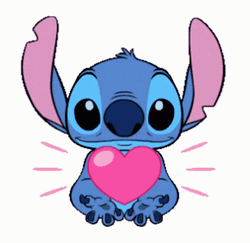 Stitch Scared Run Sticker GIF | GIFDB.com