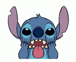 Stitch Funny Grimace Face GIF | GIFDB.com