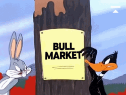 Stock Market Bear Bull Looney Tunes GIF | GIFDB.com