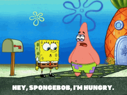 Stomach Growling Patrick Star And Spongebob Squarepants GIF | GIFDB.com