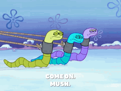 Stomach Growling Worms From Spongebob Squarepants GIF | GIFDB.com