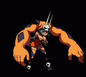 Stomping Cerebella Skullgirls GIF | GIFDB.com