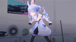 Stomping Usada Pekora Aura GIF | GIFDB.com