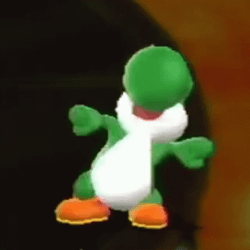 Stomping Yoshi No Eyes GIF | GIFDB.com