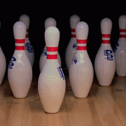 Bowling Ball Strikes Bowling Pin Kids GIF | GIFDB.com