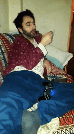 Stoned Guy Lying On Couch GIF | GIFDB.com