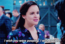 Stop Pooping Angry Amy Santiago GIF | GIFDB.com