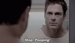 Stop Pooping Rob Lowe Self Advice GIF | GIFDB.com