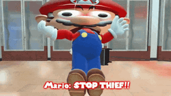 Stop Thief Mario Angry GIF | GIFDB.com