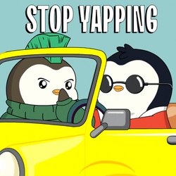 Stop Yapping Cool Pudgy Penguins GIF | GIFDB.com
