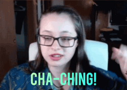 Streamer Determined Cha Ching GIF | GIFDB.com