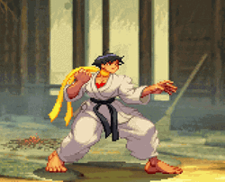 Street Fighter Makoto Battle Ready GIF | GIFDB.com