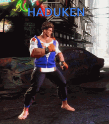 Street Fighter Luke Hadouken GIF | GIFDB.com