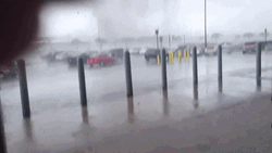 Street Light Blasted With Fire By A Tornado GIF | GIFDB.com