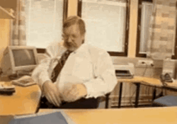 Stressed Office Guy Throwing Tantrums GIF | GIFDB.com