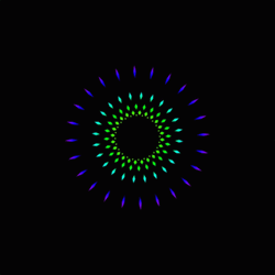 Strobe Light Glowing Circle Loop GIF | GIFDB.com
