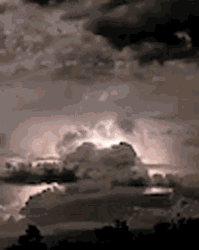 Strong Storm And Lightning On Camera GIF | GIFDB.com